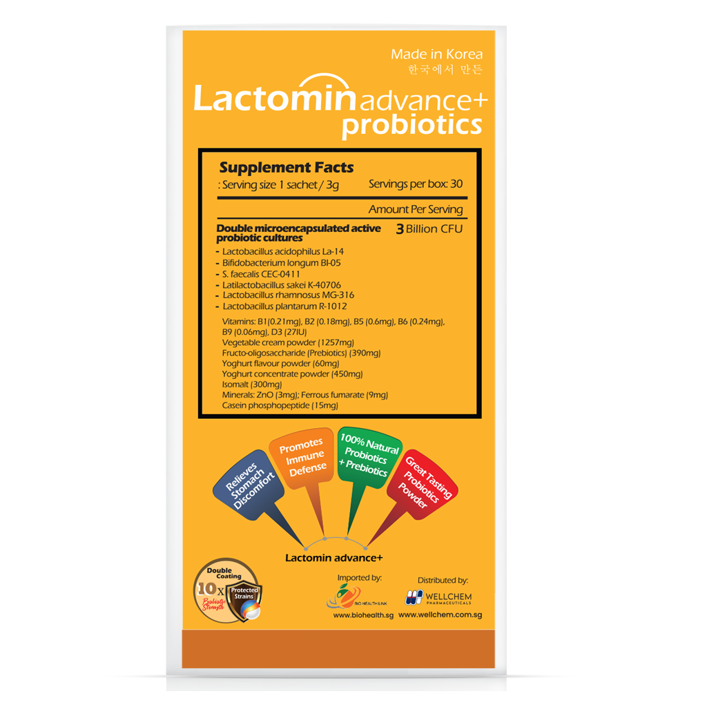 Lactomin advance + Probiotics — Bio Health Link