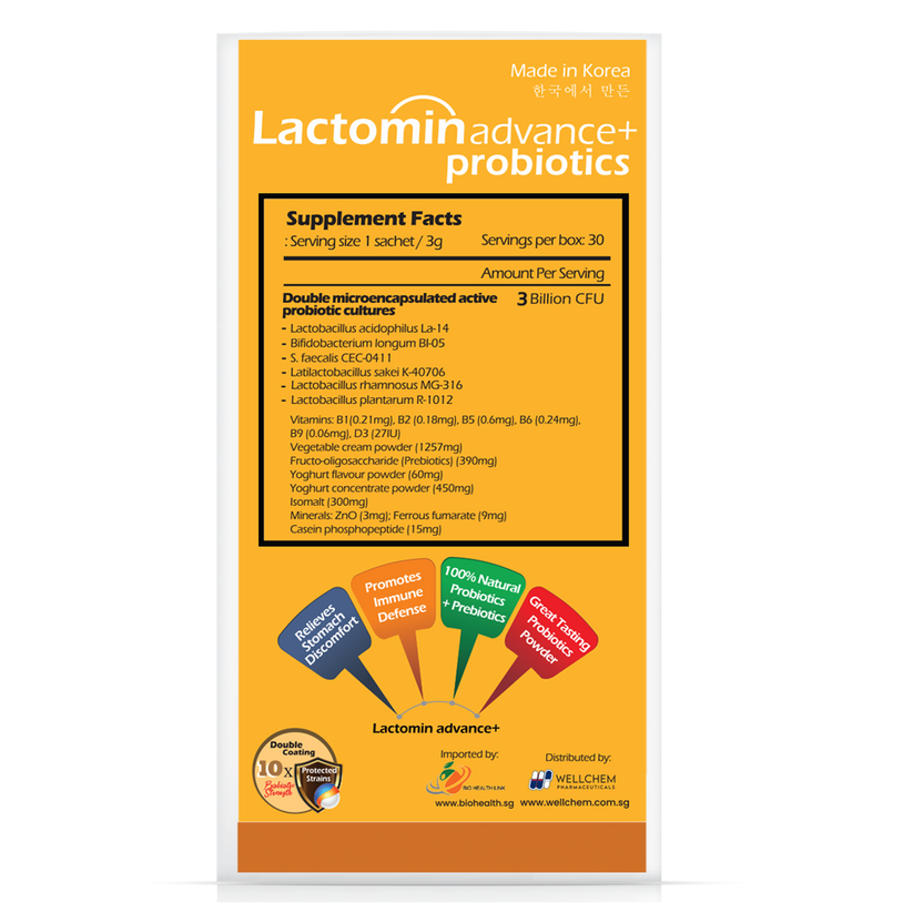 Lactomin advance + Probiotics — Bio Health Link